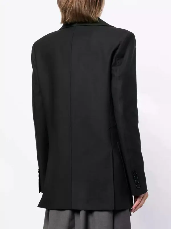 Goen.j Notched-lapels Single-breasted Blazer