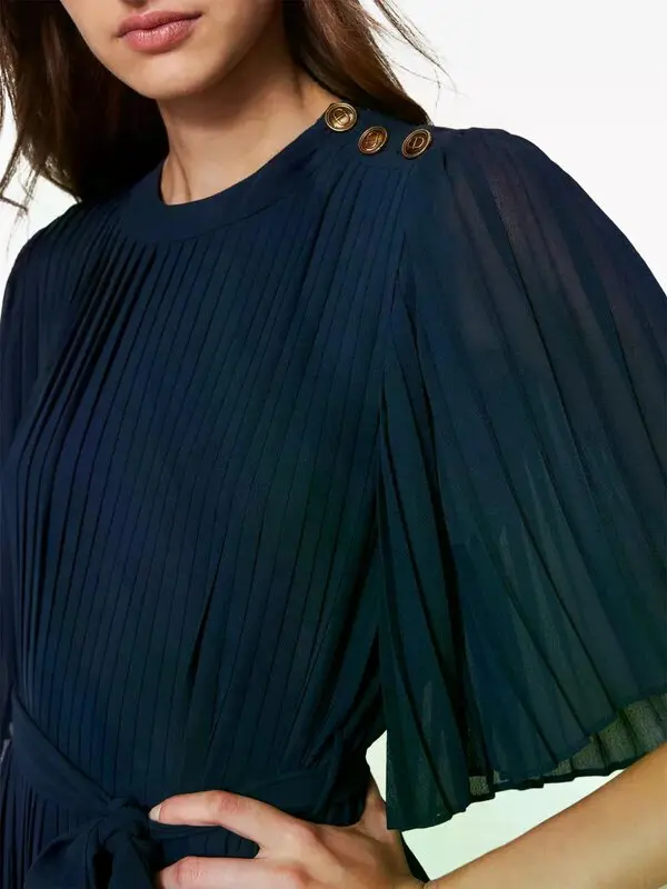 TWINSET Pleated Mini Dress