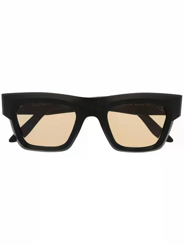 LAPIMA Martin Square-frame Sunglasses - Black