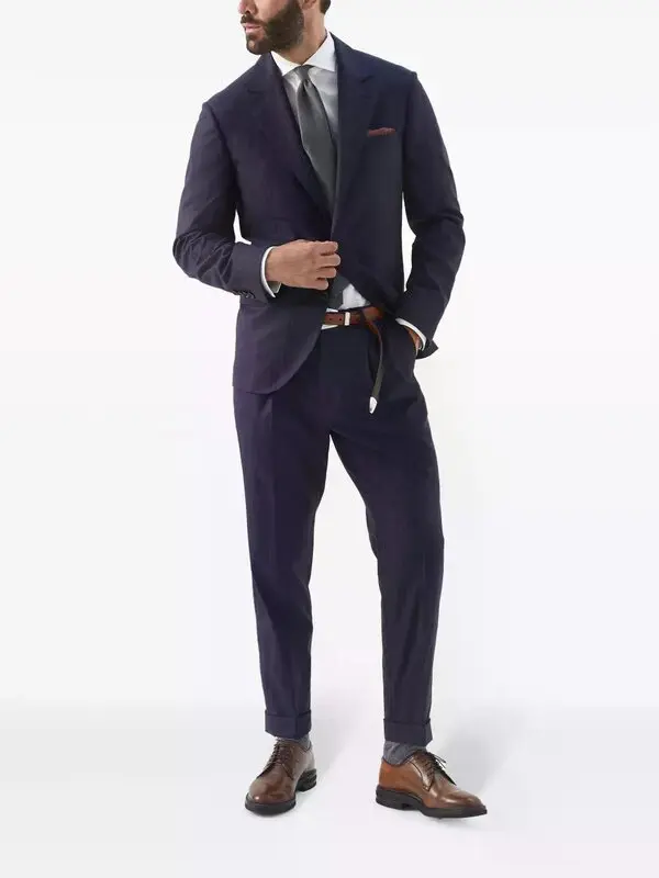 Brunello Cucinelli Pinstripe Virgin-wool Blazer