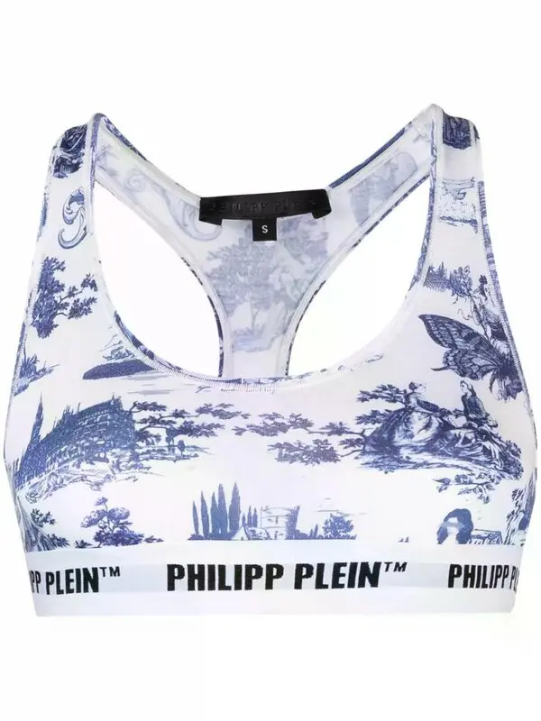 Philipp Plein En Plein Air Logo Bra