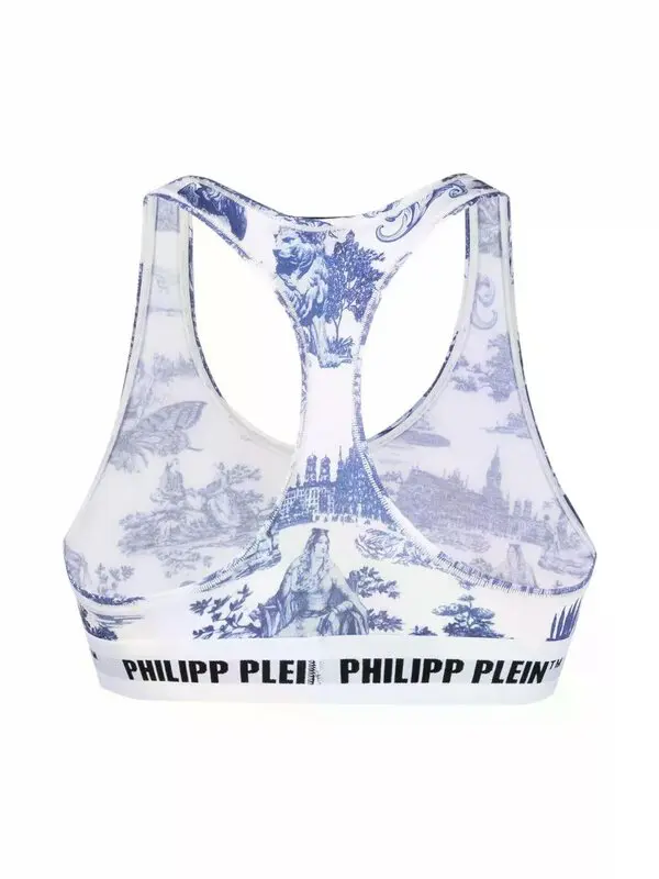 Philipp Plein En Plein Air Logo Bra