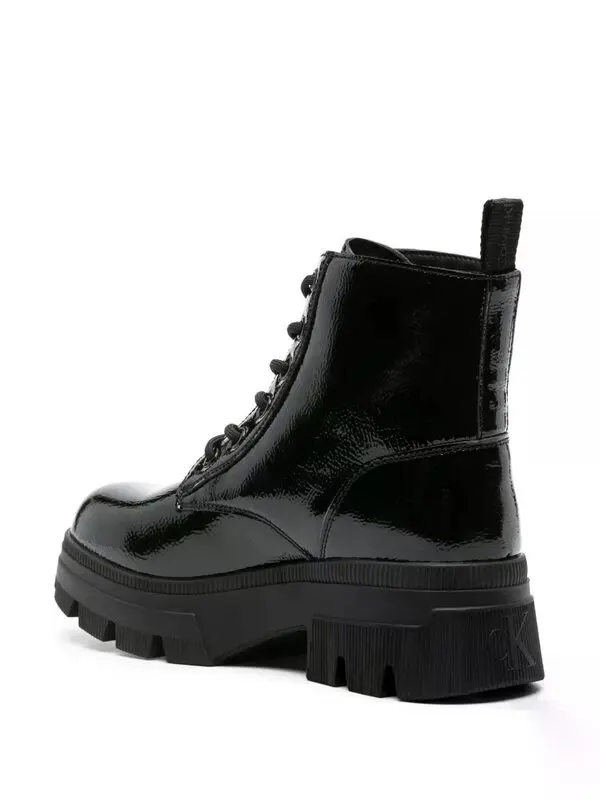 Calvin Klein 60mm Glossy Ankle Boots