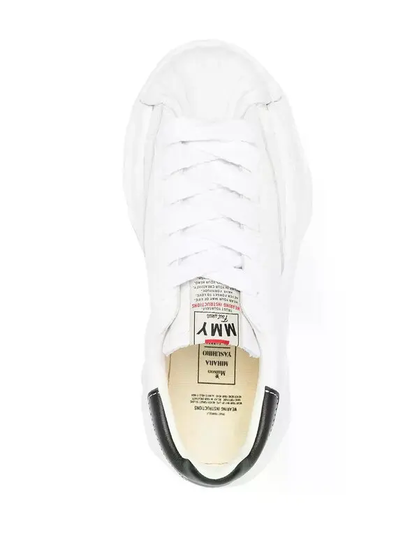 Mihara Yasuhiro Blakey Og Leather Sneakers - White