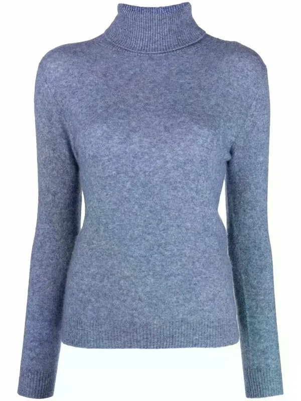 LISKA Cashmere-silk Roll-neck Sweater