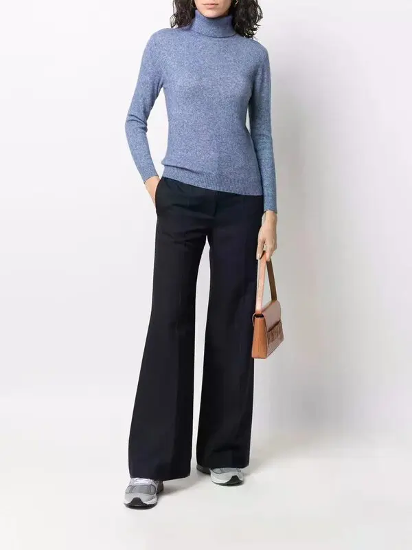 LISKA Cashmere-silk Roll-neck Sweater