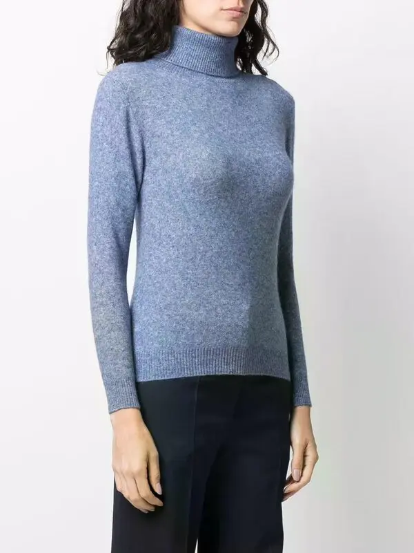 LISKA Cashmere-silk Roll-neck Sweater