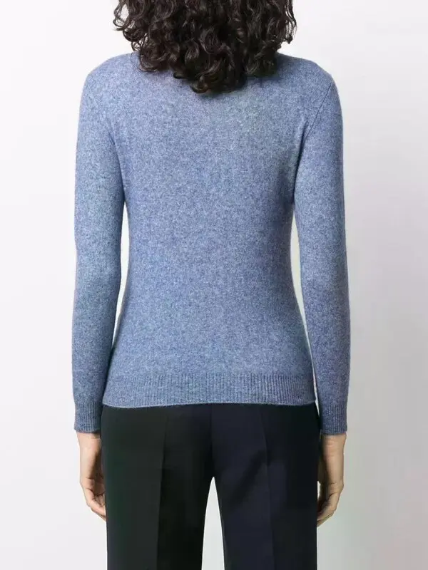 LISKA Cashmere-silk Roll-neck Sweater