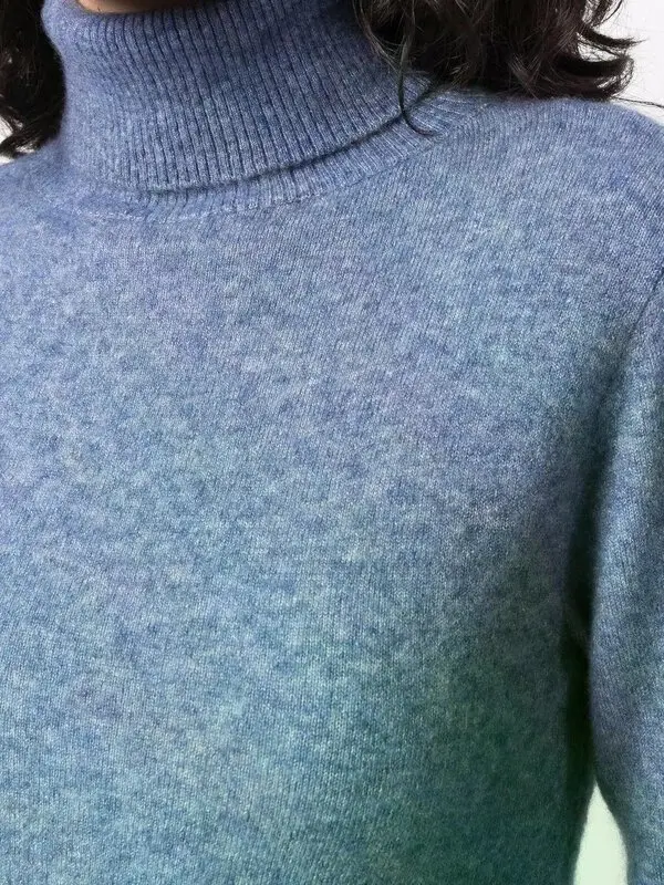 LISKA Cashmere-silk Roll-neck Sweater