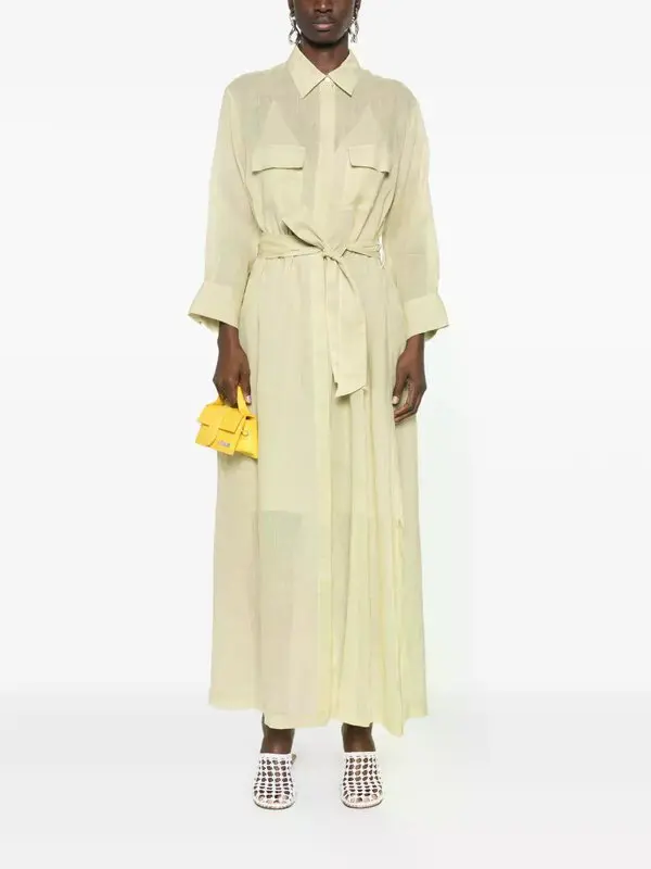 FORTE_FORTE Sheer Maxi Dress