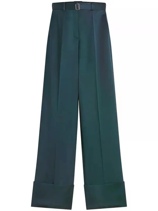 LANVIN Belted Wide-leg Trousers
