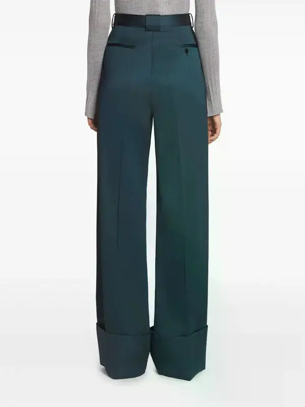 LANVIN Belted Wide-leg Trousers