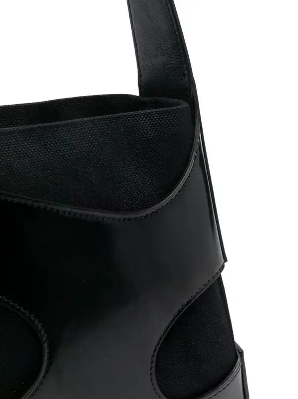 FERRAGAMO Cut-out Leather Shoulder Bag