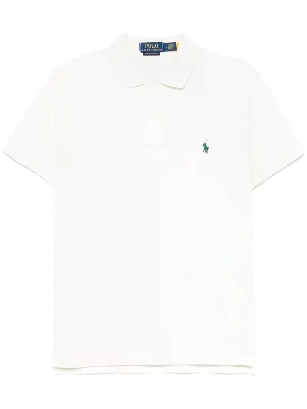 Polo Ralph Lauren Embroidered Polo Shirt - White