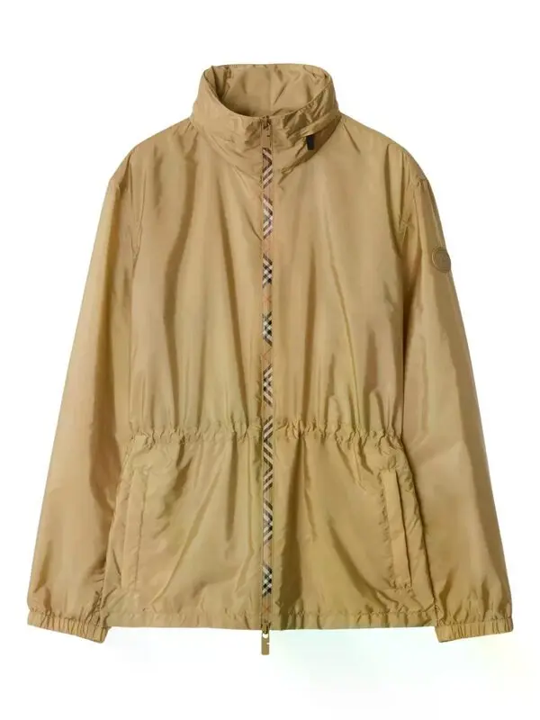Burberry Logo-patch Parka - Neutrals