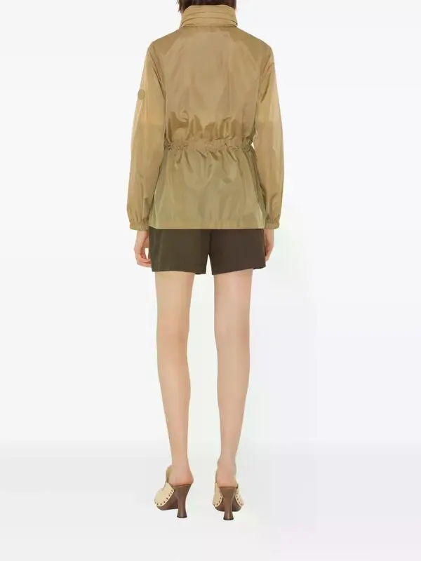 Burberry Logo-patch Parka - Neutrals