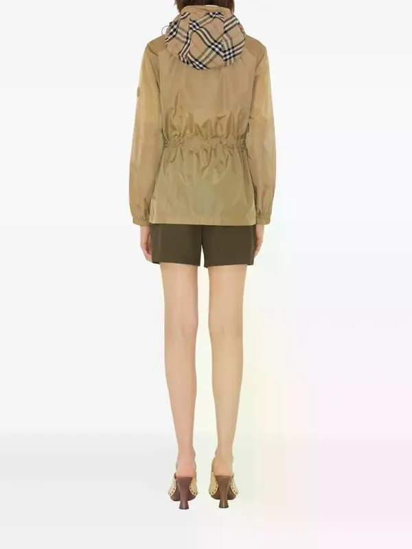 Burberry Logo-patch Parka - Neutrals