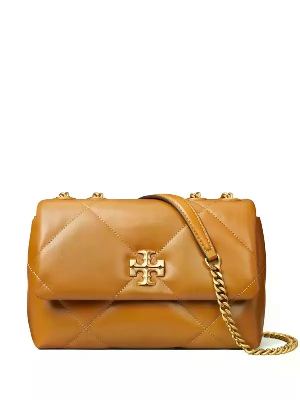 Tory Burch Kira Diamond-quilted Convertible Shoulder Bag - Brown
