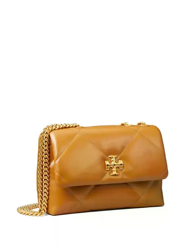 Tory Burch Kira Diamond-quilted Convertible Shoulder Bag - Brown