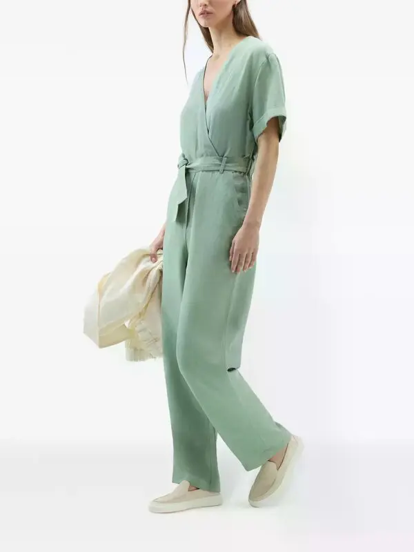 Woolrich Belted Wrap Jumpsuit