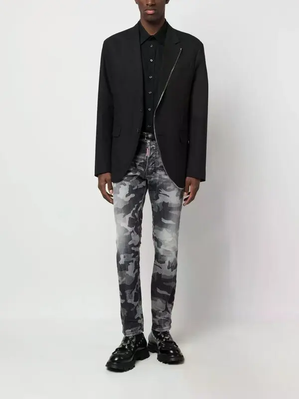 Dsquared2 Camouflage-print Bootcut Jeans