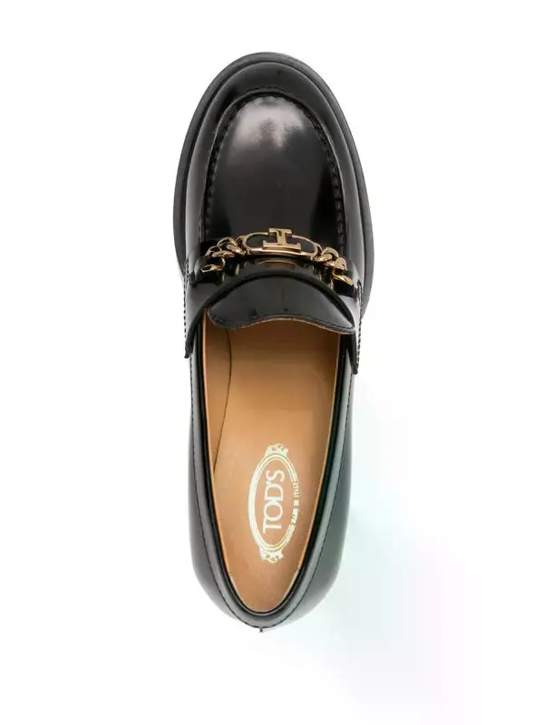 TOD'S 65mm Logo-plaque Leather Pumps