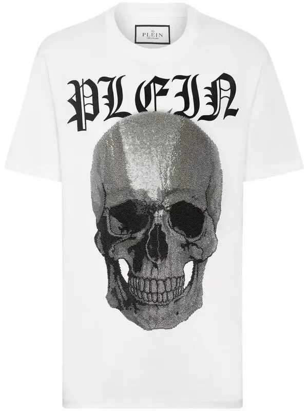 Philipp Plein Crystal-embellished Cotton T-shirt