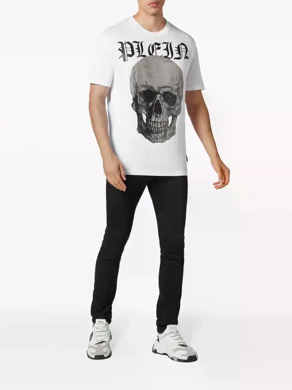 Philipp Plein Crystal-embellished Cotton T-shirt