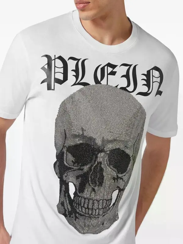 Philipp Plein Crystal-embellished Cotton T-shirt