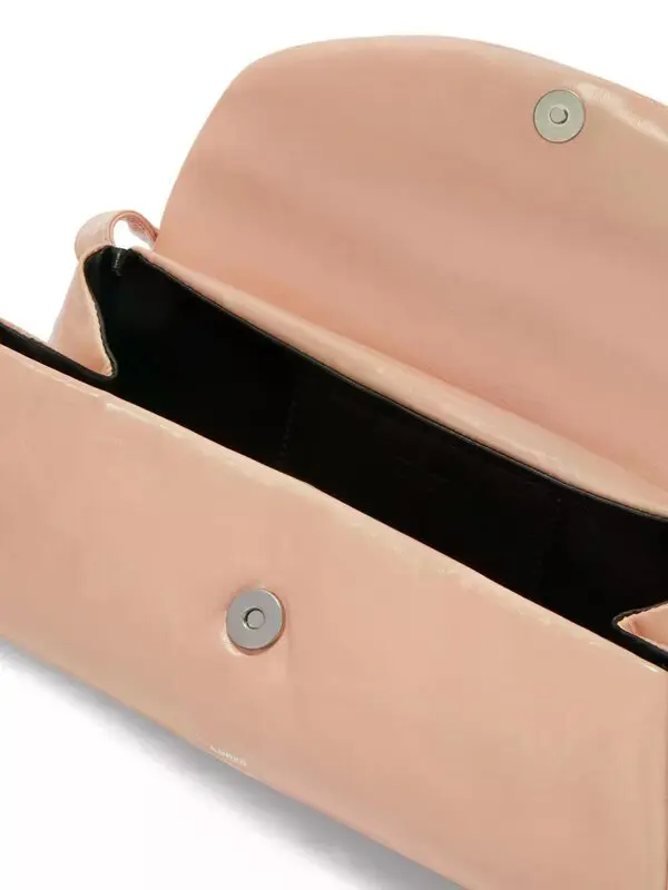 JIL SANDER Cannolo Grande Leather Bag - Pink