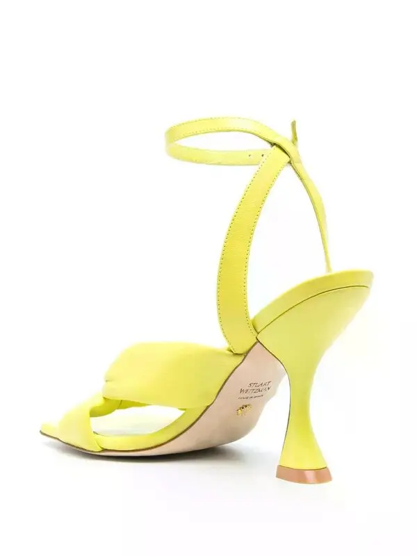 STUART WEITZMAN Playa Ankle Strap 100 Sandals - Green