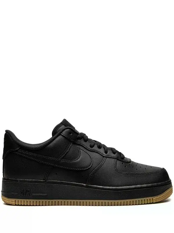 Nike Air Force 1 '07 Gum Sneakers - Black