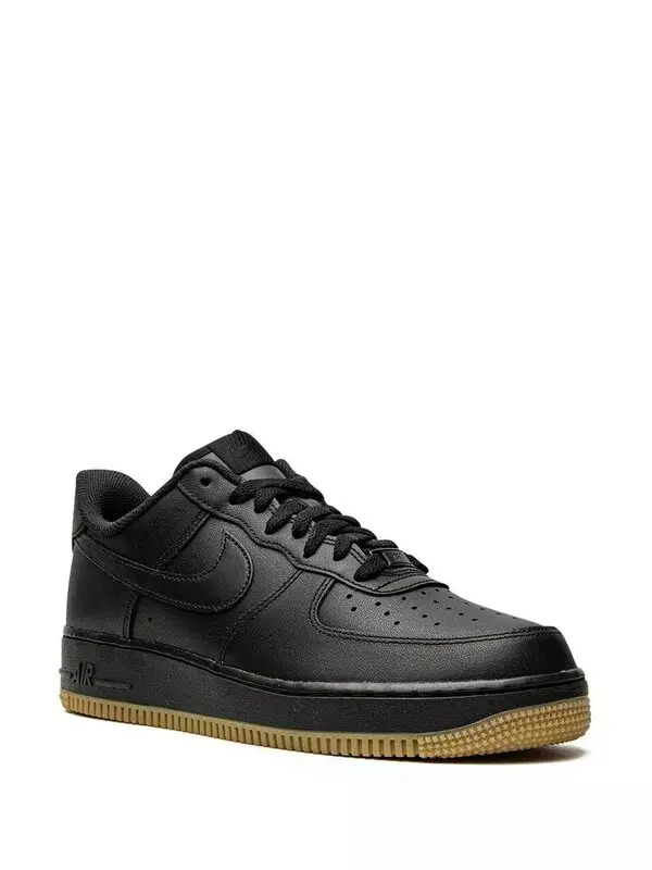 Nike Air Force 1 '07 Gum Sneakers - Black
