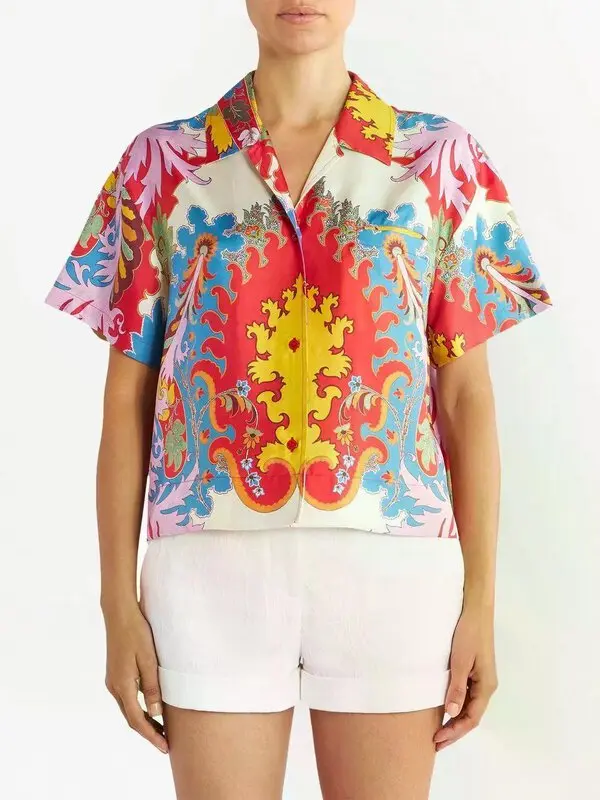 Etro Graphic-print Short-sleeve T-shirt