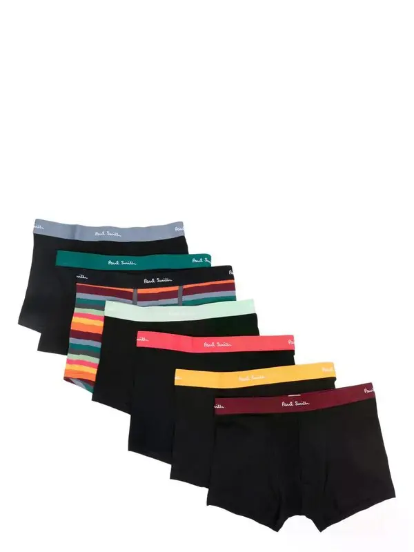 Paul Smith Logo-waistband - Black