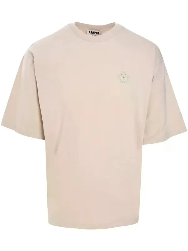 A PAPER KID Logo-print T-shirt