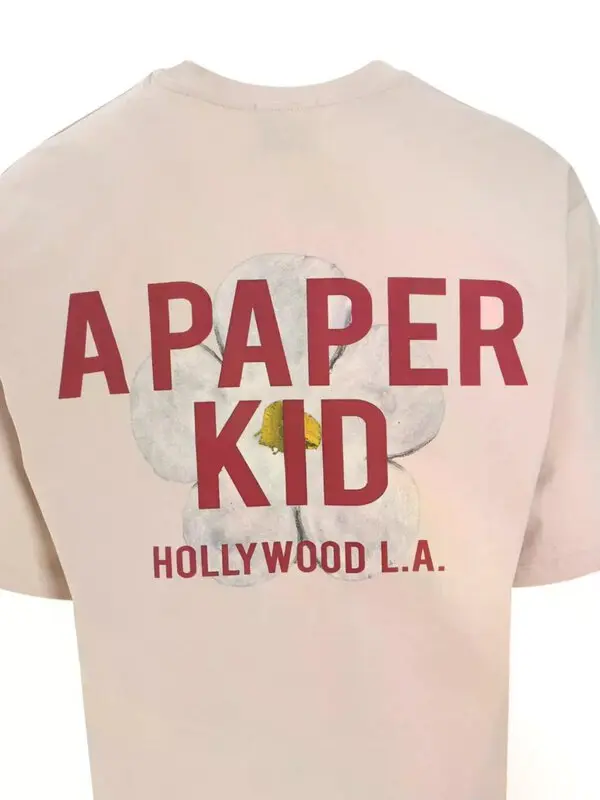 A PAPER KID Logo-print T-shirt