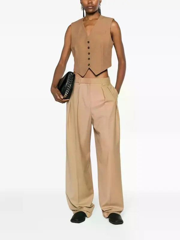 Stella McCartney Sleeveless Virgin Wool Waistcoat