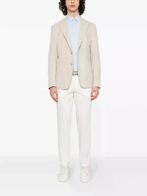 MANUEL RITZ Honeycomb Single-breasted Blazer - Neutrals