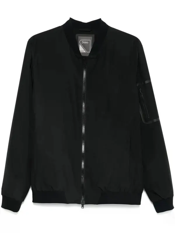 Herno Water-repellent Windbreaker - Black