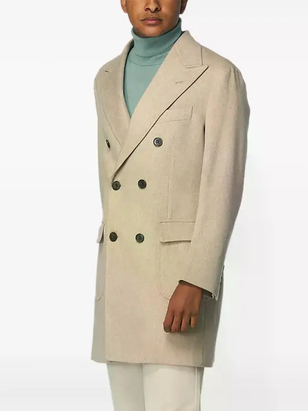 Brian Dales Felted Double-breasted Coat