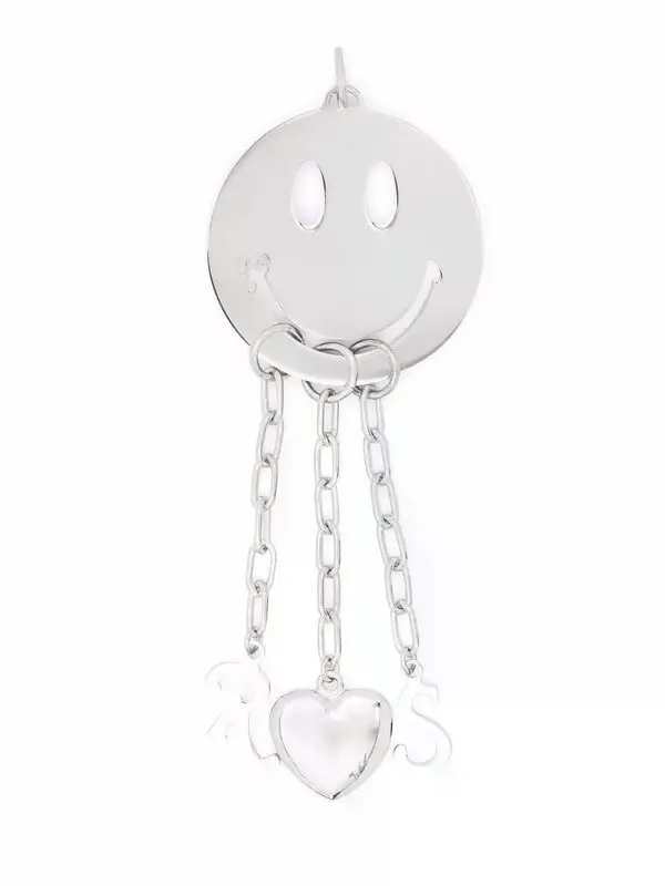 Raf Simons X Smiley Rs Pendant - Silver