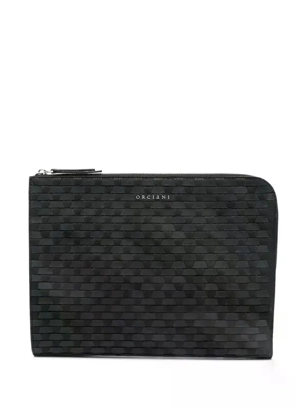 Orciani Leather Briefcase - Black
