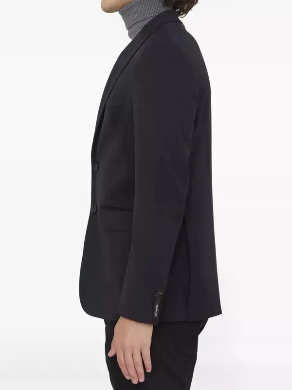 TONELLO Single-breasted Blazer - Black