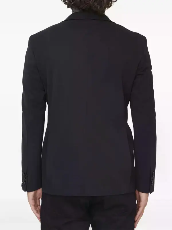 TONELLO Single-breasted Blazer - Black