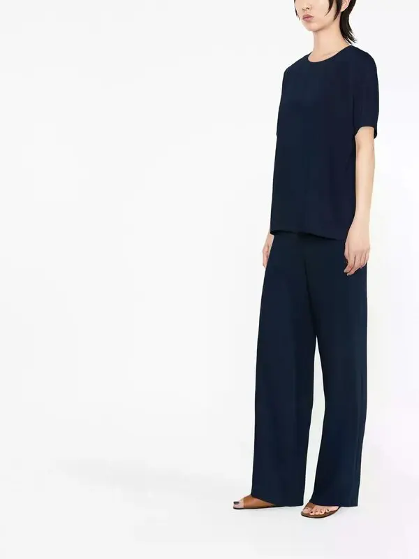 P.a.r.o.s.h Short-sleeved Cady Blouse - Blue