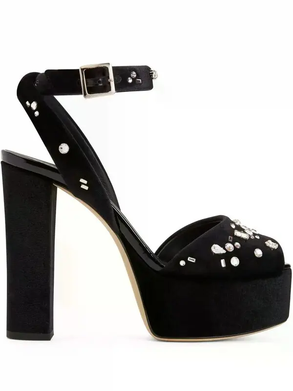 GIUSEPPE ZANOTTI Embellished Platform Sandals