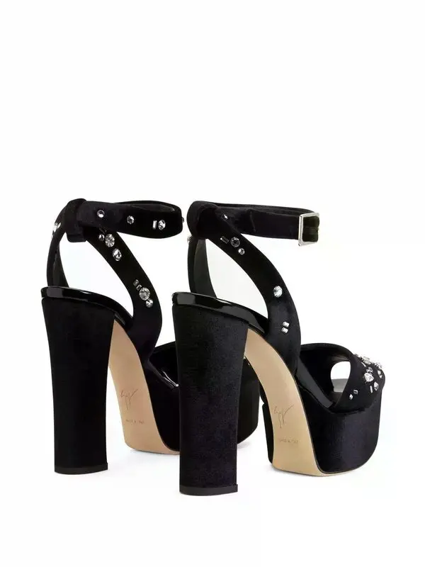 GIUSEPPE ZANOTTI Embellished Platform Sandals