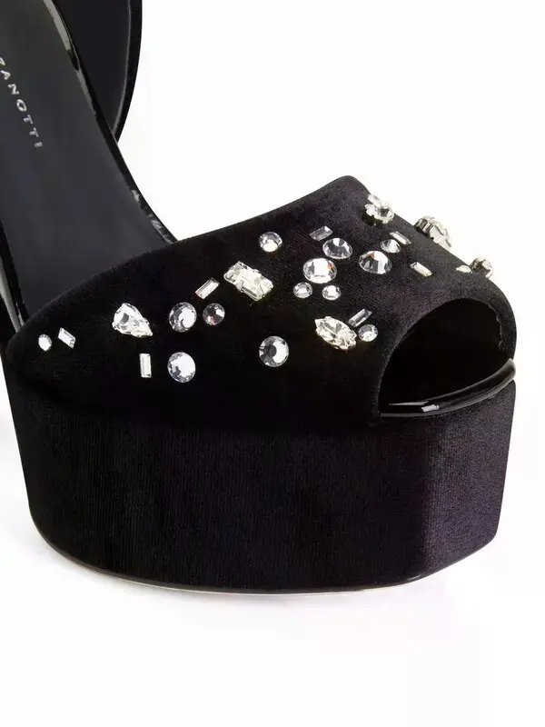 GIUSEPPE ZANOTTI Embellished Platform Sandals