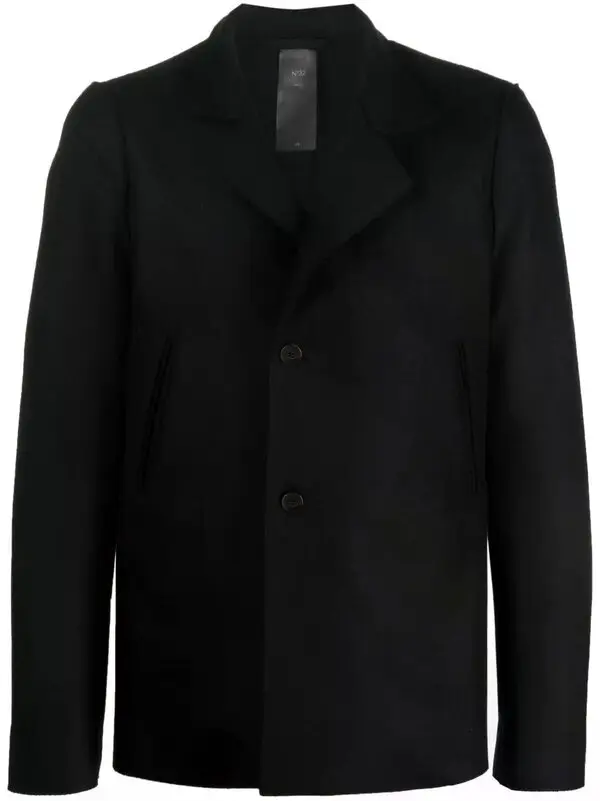 SAPIO Double-breasted Cotton-wool Blazer